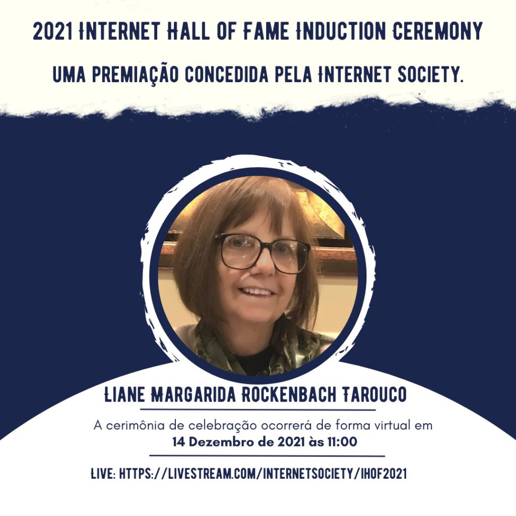 Convite cerimônia de celebração Internet Hall of Fame - PoP-RS